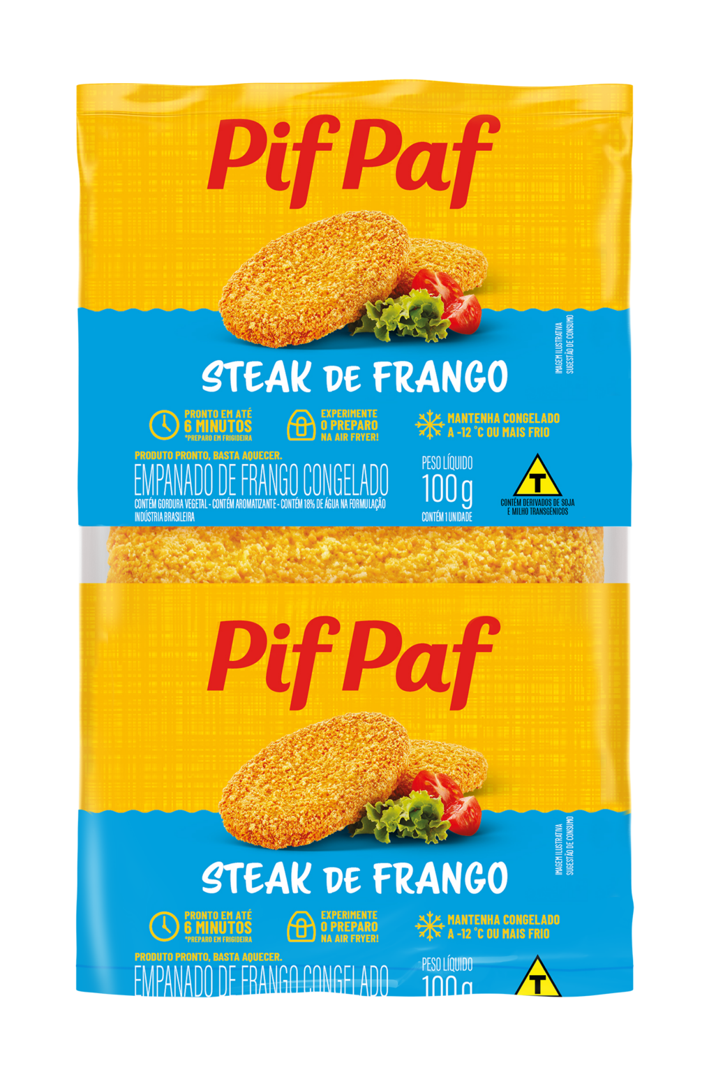 Steak de Frango - Pif Paf Alimentos